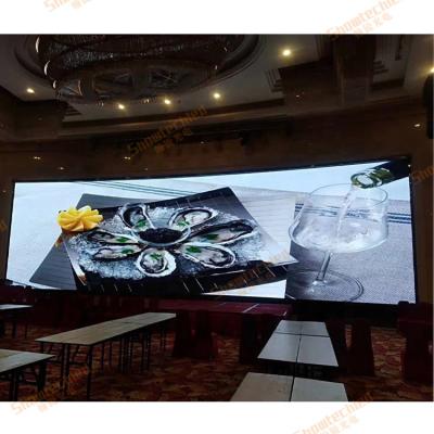 China PH2.5mm 14bit Indoor Flexible LED Screen Curved Advertising Soft LED Display IP31 for sale