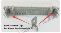 China 10 Pair LSA Plus Module Grey Krone LSA Plus Connection Module for sale