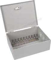 China ABS Material Indoor 100 Pair Distribution Box Back Mount Waterproof DB Box for sale