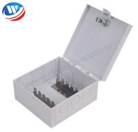 China 50 Pairs Telephone Plastic Distribution Box Wall Mount Weatherproof for sale