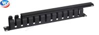 China 19inch 1U 12Holes Steel Material Cable Management for sale