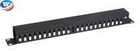 China 19inch 1U 24Holes Steel Material Cable Management Metal Cover for sale