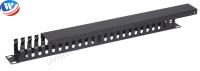 China 19inch 1U 24Holes Steel Material Cable Management Metal Cover for sale