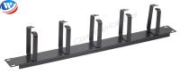 China With 5PCS Metal Rings 19inch 1U Cable Management for sale