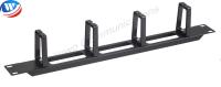 China 4PCS Plastic Rings 19inch 1U Cable Management for sale