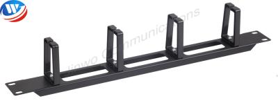 China 4PCS Plastic Rings 19inch 1U Cable Management for sale