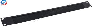 China 1RU 1U Plastic Single Sided Horizontal Cable Manager With Finger Duct 19in Rackmount Cable Management Panel for sale
