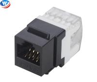 China CAT5E Toolless Keystone Jack Gold Plating for sale
