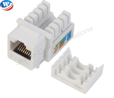 China CAT5E UTP 8P8C RJ45 Keystone Jack Gold Plating 90 Degree for sale