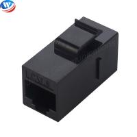 China Straight Through 8P8C RJ45 Keystone Jack Cat6 UTP Inline Coupler Connector Adapter for sale