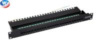China 6P4C Type Krone Telephone Patch Panel Rj11 CAT3 110 IDC 25 Port for sale