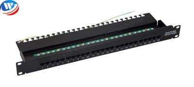 China 6P4C Type Krone Telephone Patch Panel Rj11 CAT3 110 IDC 25 Port for sale