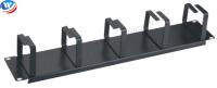 China Data Communications Horizontal Cable Manager 19 Inches 2U Brush Panel for sale