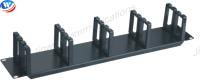 China 2U 2RU Horizontal Cable Manager 68mm Rings Rack Mounted for sale