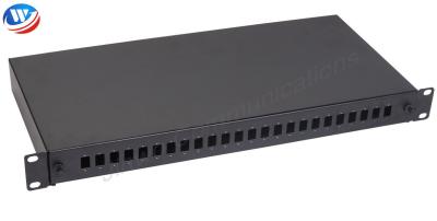 China 19in Fiber Optic Patch Panel 12 Port 24 Core SC Adapter 1U Draw Type for sale