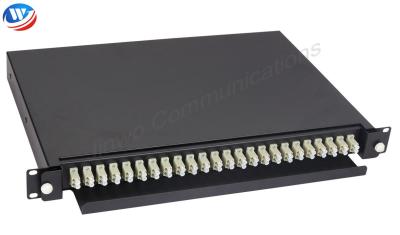 China ROHS 1U 24 Port LC Fiber Patch Panel 23 Inch FDB Fiber Distribution Box for sale