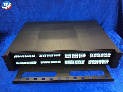 China 48 Core Fiber Optic Patch Panel 24 Port SC Adapter 2U Type for sale