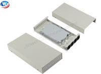 China FTTB FTTX FTTH Fiber Optic Distribution Box White 12 Core Fiber Optic Termination Box for sale