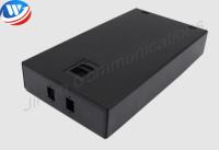 China Black CATV Wall Mount Fiber Distribution Box 2pcs SC Adaptor for sale