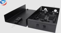China Black CATV Wall Mount Fiber Distribution Box 2pcs SC Adaptor for sale