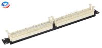 China Rack Mount 1U 110 Wiring Blocks 100 Pairs MDF Terminal Block for sale