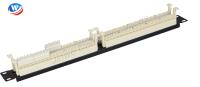 China Rack Mount 1U 110 Wiring Blocks 100 Pairs MDF Terminal Block for sale