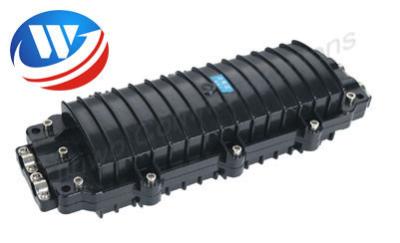 China 2 In 2 Out 96 Ports Fiber Optic Closure Horizontal Optical Fibre Cable Joint Closure for sale