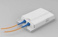 China 2 Ports FTTH Distribution Box Optical Telecommunication System Indoor Wall Mounted for sale
