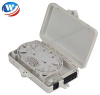China White 4 Core Fiber Optic Termination Box IP65 Outdoor Fiber Optic Distribution Box for sale