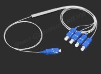 China 2 Way FTTH FBT Fiber Optic Splitter Mini 1x2 PLC Fiber Splitter for sale