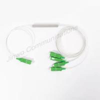 China 2 Way FTTH FBT Fiber Optic Splitter Mini 1x2 PLC Fiber Splitter for sale