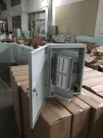 China Matt White FTTH Distribution Box Telephone Port 2 In 6 Out Weatherproof for sale