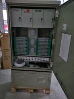 China 144 Core FTTH Fiber Optic Splitter Box SMC Outdoor Fiber Optic Cross Connect Cabinet for sale