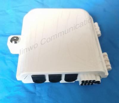 China IP65 Wall Mounted FTTH Distribution Box 8 Core 8 Port Waterproof for sale