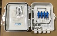 China 1X8 FTTH Distribution Box 8 Cores Cable Junction Box With Terminal Block for sale