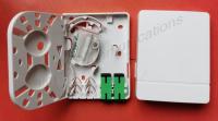 China 2 Pitail 2 Port Fiber Termination Box for sale