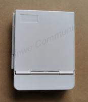 China OEM FTTH Distribution Box 2 Ports Fiber Optic Cable Wall Plate for sale