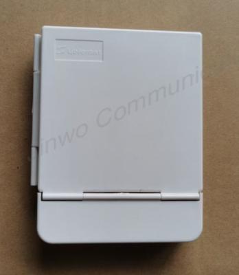 China OEM FTTH Distribution Box 2 Ports Fiber Optic Cable Wall Plate for sale