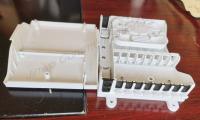 China ABS FDB Fiber Distribution Box White 8 Port Fiber Termination Box for sale