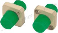 China Zirconia Sleeve Fiber Optic Adapter Square FC Connector for sale