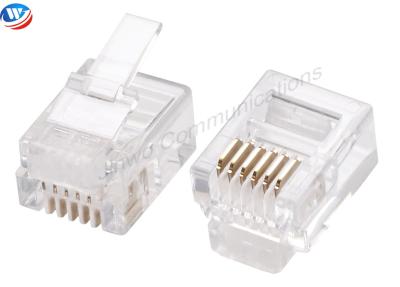 China PC Material Modular Plug Boot 6P6C CAT3 Rj12 Modular Plug for sale
