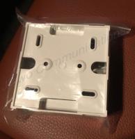 China 80mm 40mm Network Faceplate German Type 2 Port Faceplate for sale