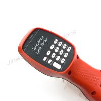 China Mini Red Ethernet Cable Speed Tester Rj45 And Rj11 Network Cable Tester for sale