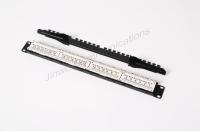 China 19 Inch Unshielded Network Patch Panels UTP Cat 6 24 Port for sale