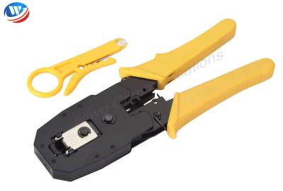 China Carbon Steel Handle Network Crimping Tool Kit RJ45 RJ12 Rj11 for sale