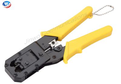 China Yellow Black 2 In 1 Network Crimping Tool Stainless Steel for sale