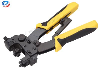 China Carbon Steel Internet Cable Crimping Tool Plastic Molded Handle for sale
