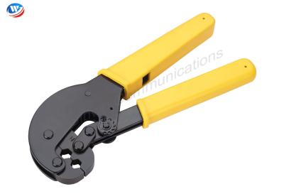 China 9 Inch Coaxial Network Crimping Tool Plastic Molded Hex Series for sale