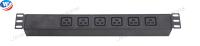 China 6 Ways IEC Power Distribution Unit 1 LED Surge Protector C19 PDU for sale