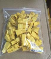 China RoHS Blue Modular Plug Boot CAT6 Cat5e Strain Relief Boots for sale